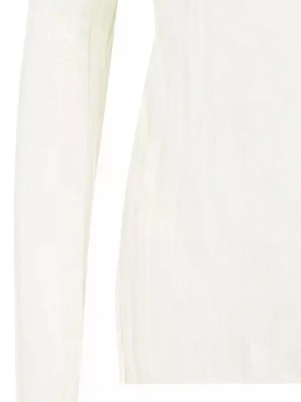Carven Ribbed Turtleneck Midi Dress