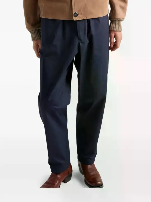Prada Cotton Trousers - Blue