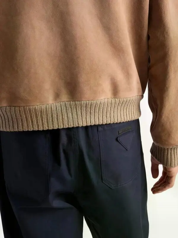 Prada Cotton Trousers - Blue