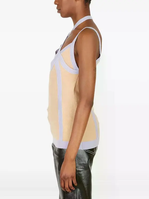 NINAMOUNAH Asymmetric Panelled Top