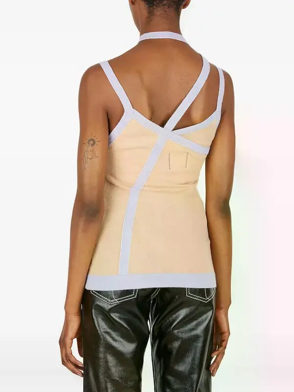 NINAMOUNAH Asymmetric Panelled Top