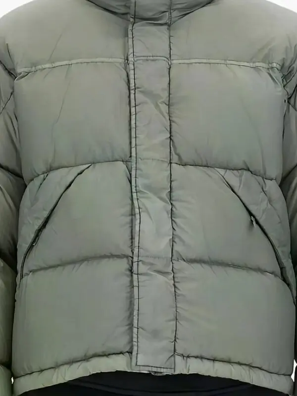 TEN C Quilted Puffer Jacket - Green