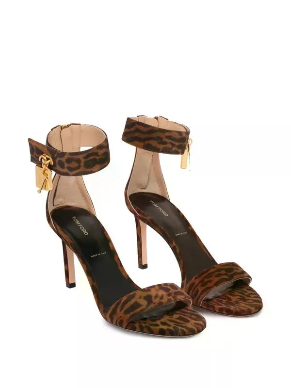 TOM FORD Leopard-print Ankle Strap Sandals