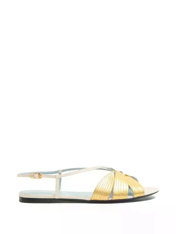 Valentino Garavani Foliefoliage Sandals - Gold