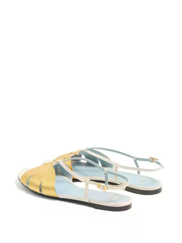 Valentino Garavani Foliefoliage Sandals - Gold