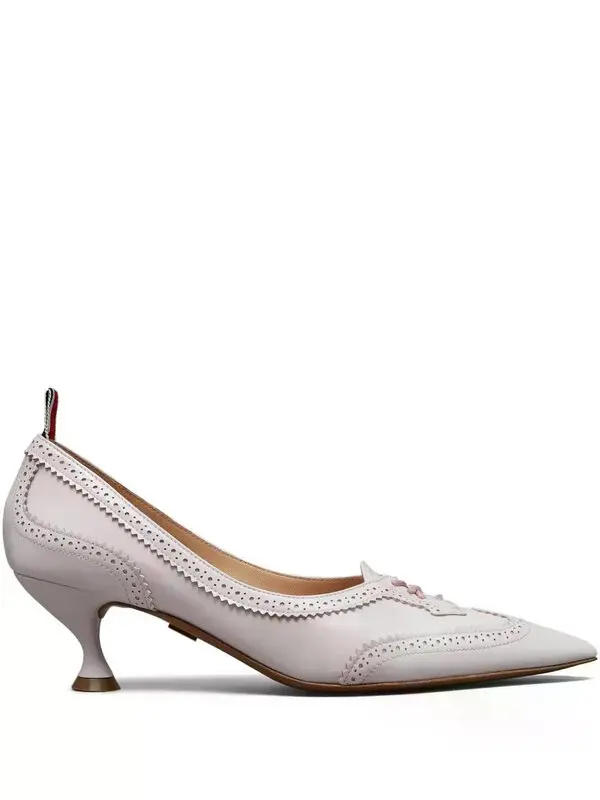 Thom Browne Soft Patent Wingtip Pumps 50mm - Pink