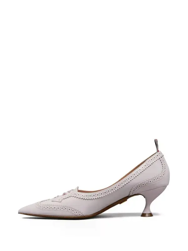 Thom Browne Soft Patent Wingtip Pumps 50mm - Pink