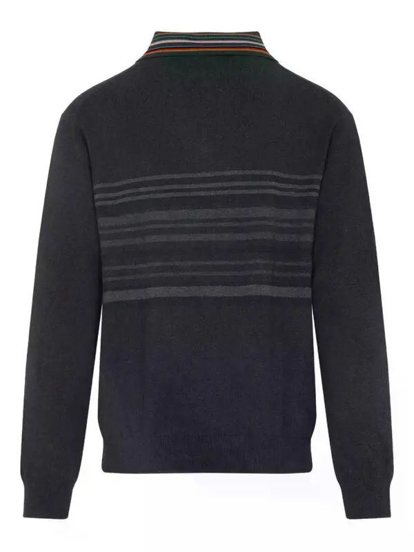 Paul Smith Striped Polo-neck Sweater