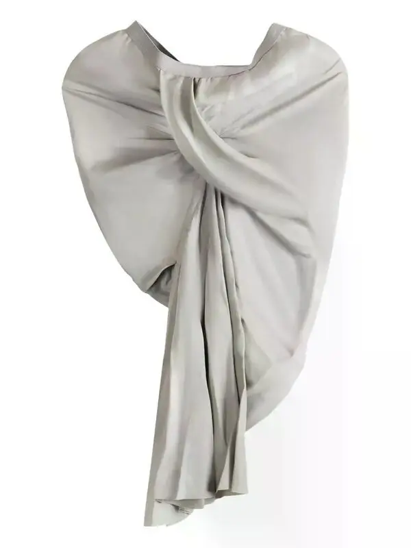 Rick Owens Draped Twisted Skirt