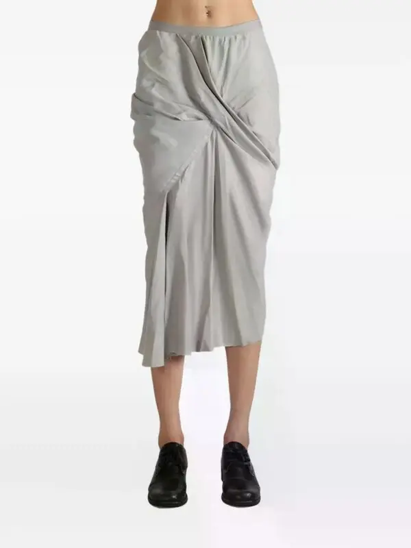 Rick Owens Draped Twisted Skirt