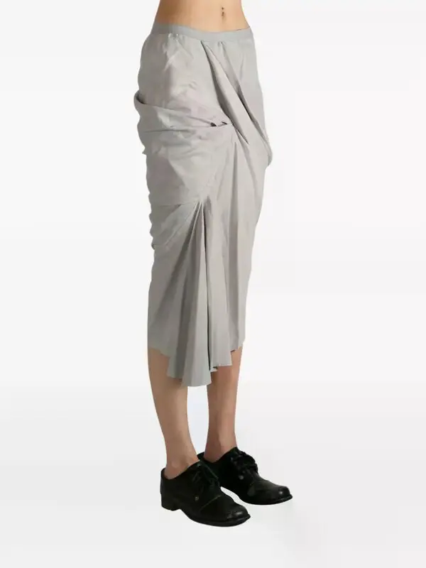 Rick Owens Draped Twisted Skirt