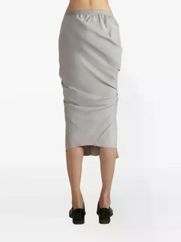 Rick Owens Draped Twisted Skirt
