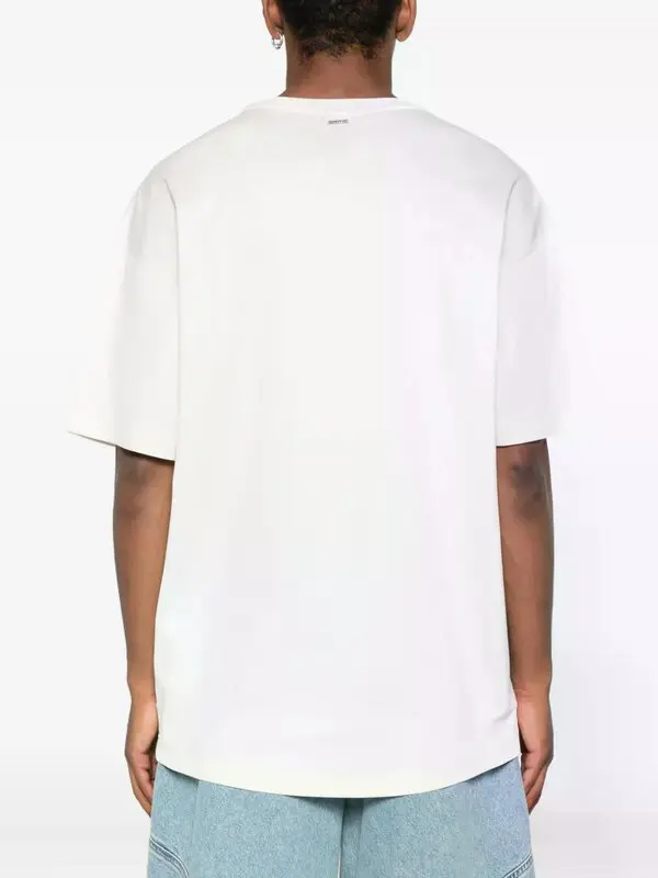 MUGLER Metallic-detail T-shirt