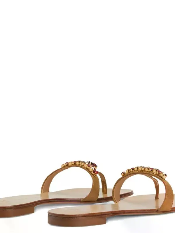 GIUSEPPE ZANOTTI Katisha Embellished Thong Sandals
