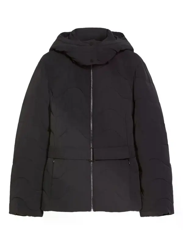PENNYBLACK Quilted Belted Hooded Coat