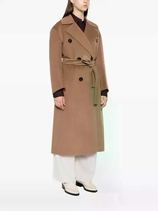 Max Mara Double-breasted Belted Coat