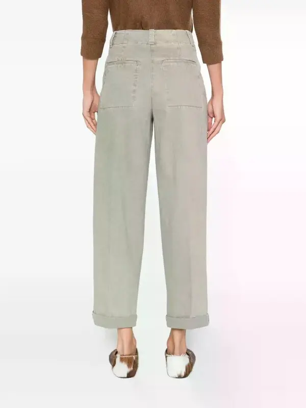 Peserico Patch-pockets Cropped Trousers