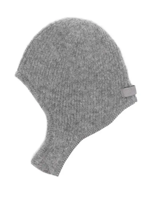 Jacquemus Gros Grain Beanie - Grey