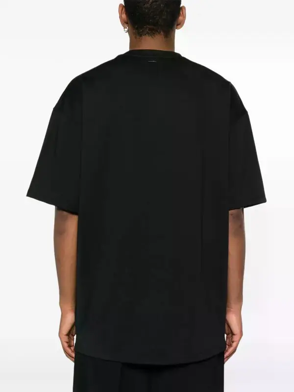 MUGLER Star Cut-out T-shirt - Black
