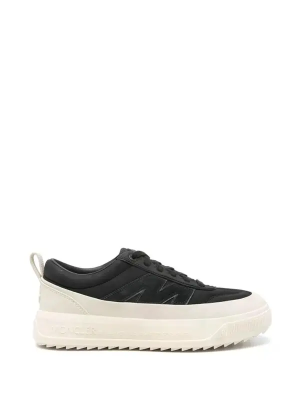 Moncler Altive Leather Sneakers - Black