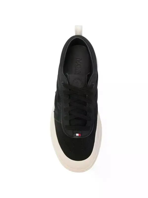 Moncler Altive Leather Sneakers - Black