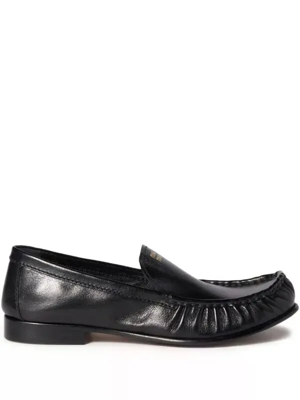 Miu Miu Embossed-logo Loafers
