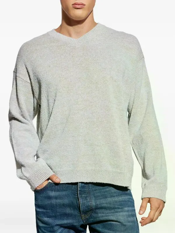 MAISON MARGIELA V-neck Sweater - Grey