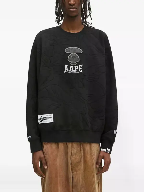 AAPE BY *A BATHING APE Crew-neck Sweatshirt