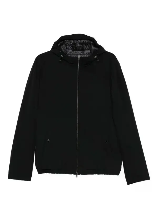 Herno Hooded Zip-up Jacket