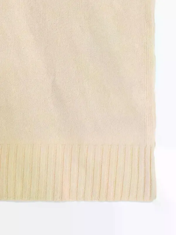 JIL SANDER Ribbed-knit Wool Scarf