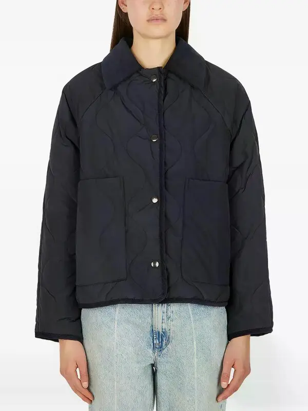 KASSL EDITIONS Corduroy-collar Quilted Jacket