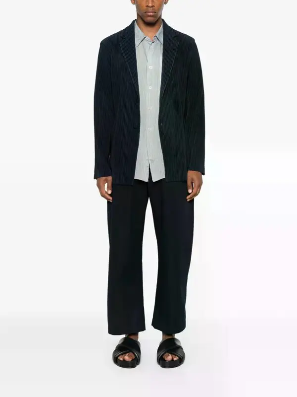 Issey Miyake Single-breasted Blazer - Blue