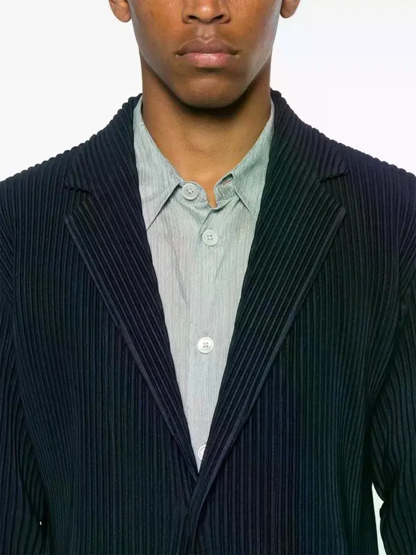 Issey Miyake Single-breasted Blazer - Blue