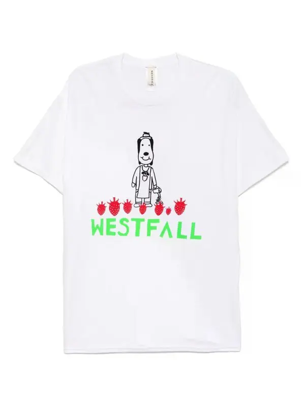 WESTFALL Graphic-printed T-shirt - White