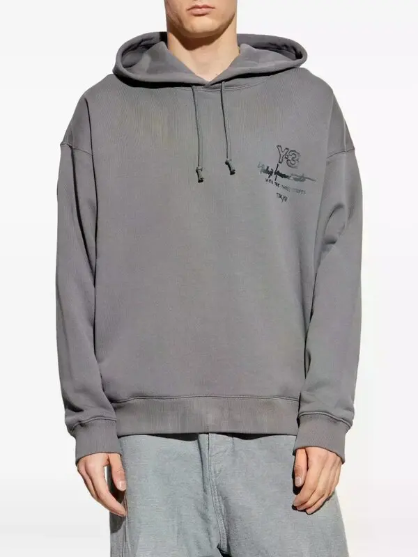 Y3 Logo-print Hoodie