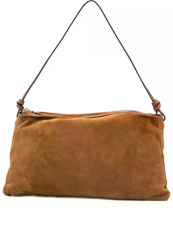 Staud Wally Suede Shoulder Bag - Brown