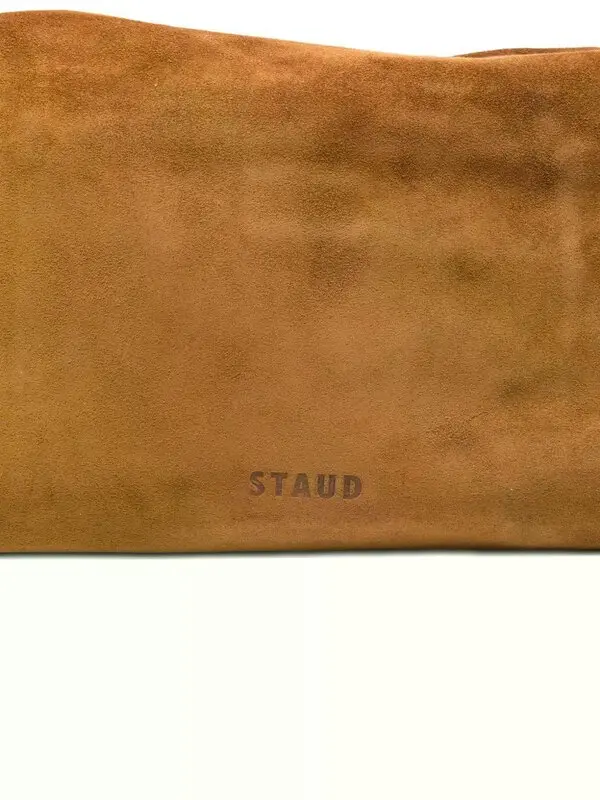 Staud Wally Suede Shoulder Bag - Brown