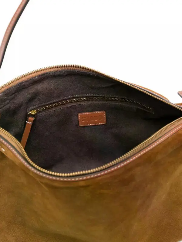 Staud Wally Suede Shoulder Bag - Brown