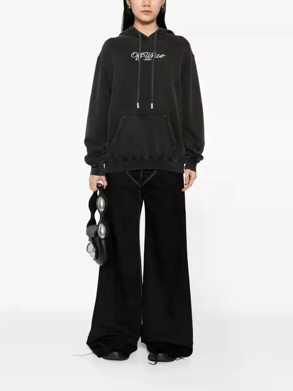 Off-White Scissor Arrow Hoodie - Black