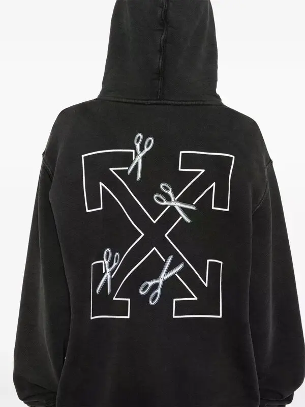 Off-White Scissor Arrow Hoodie - Black