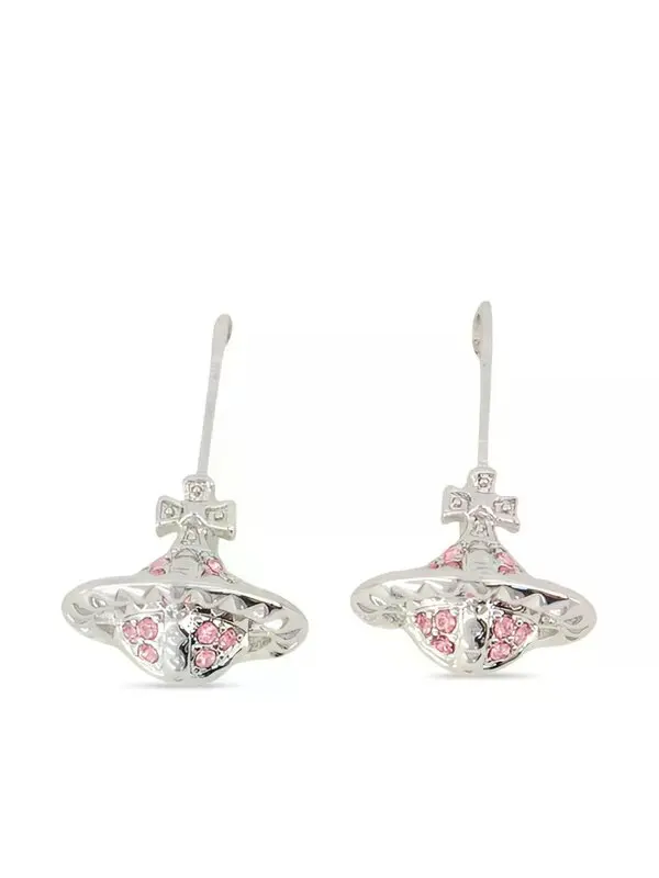 Vivienne Westwood Mayfair Small Orb Earrings - Silver | Editorialist