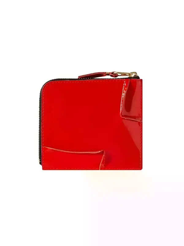 Comme Des Garçons Zip-around Panelled Wallet