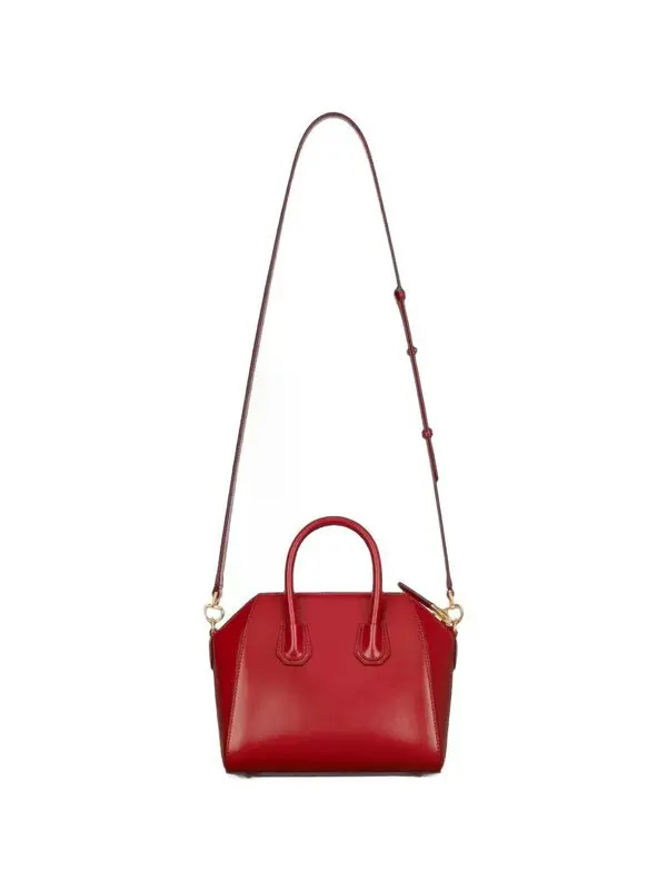 Givenchy Antigona Leather Tote Bag - Red