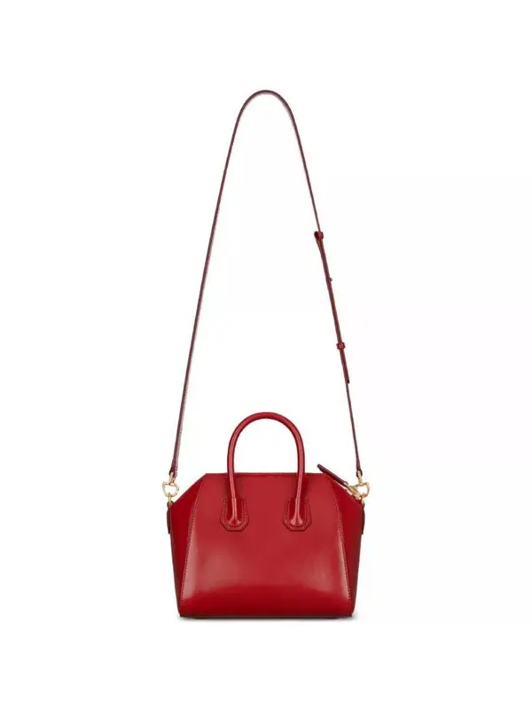Givenchy Antigona Leather Tote Bag - Red