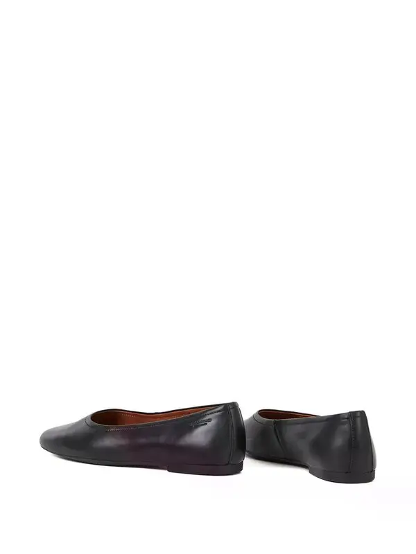 VAGABOND SHOEMAKERS Jolin Square-toe Leather Ballet Flats