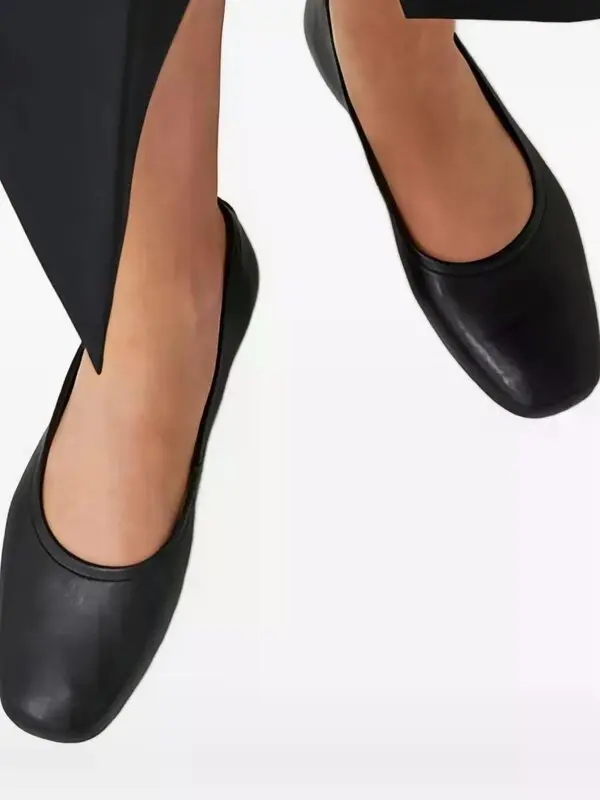 VAGABOND SHOEMAKERS Jolin Square-toe Leather Ballet Flats