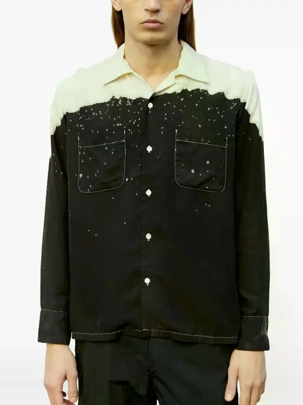 NÒMARYTHM TEXTILE Two-tone Shirt