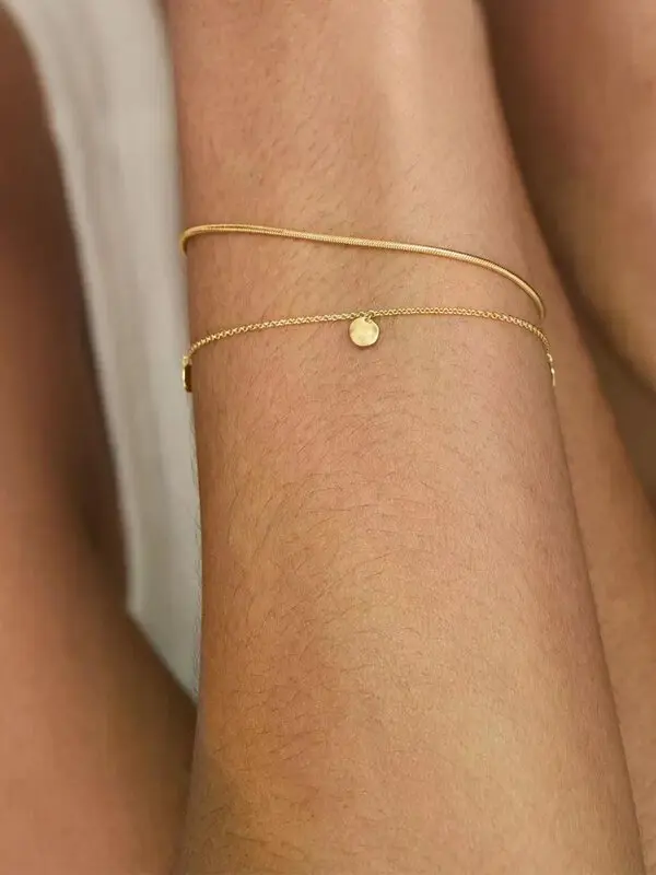 Monica Vinader Siren Muse Station Bracelet - Gold