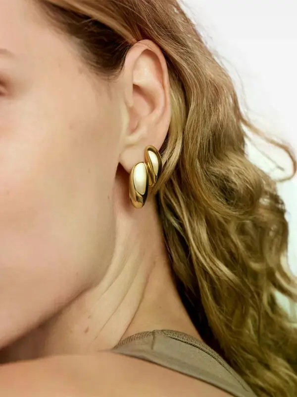 Monica Vinader Nura Large Hoop Earrings