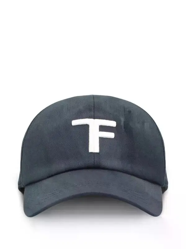 TOM FORD Logo-embroidered Baseball Cap - Blue